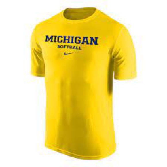 Nike | Tops | Nikemichigan Softball M | Poshmark